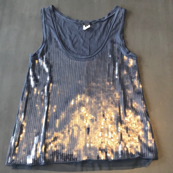 J. Crew | Tops | J Crew Collection Sequin Tank Small | Poshmark
